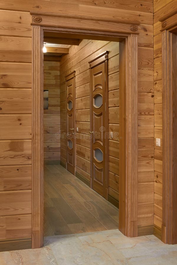 Wooden Interior Doors of High Quality, Interior Design Stock Image ...