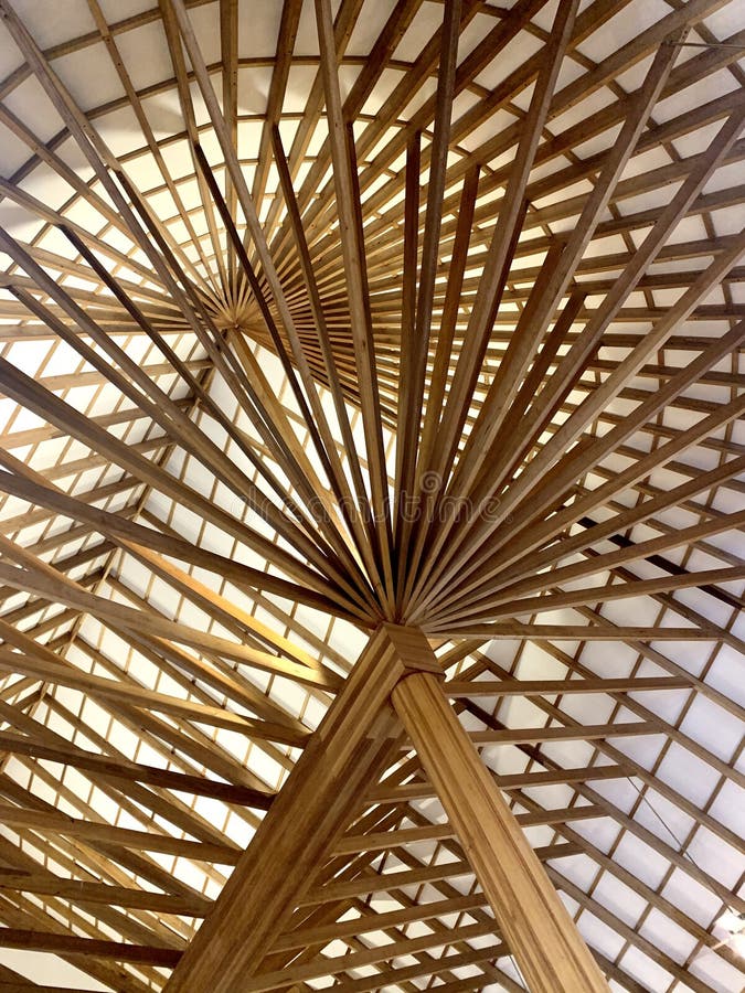 Wooden Internal Roof Structure Stock Image - Image of craftsmanship ...