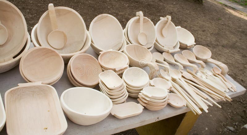 Wooden items for kitchen stock photo. Image of kitchen - 718952