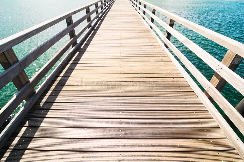 Wooden jetty stock photo. Image of oldfashioned, striped - 28350970