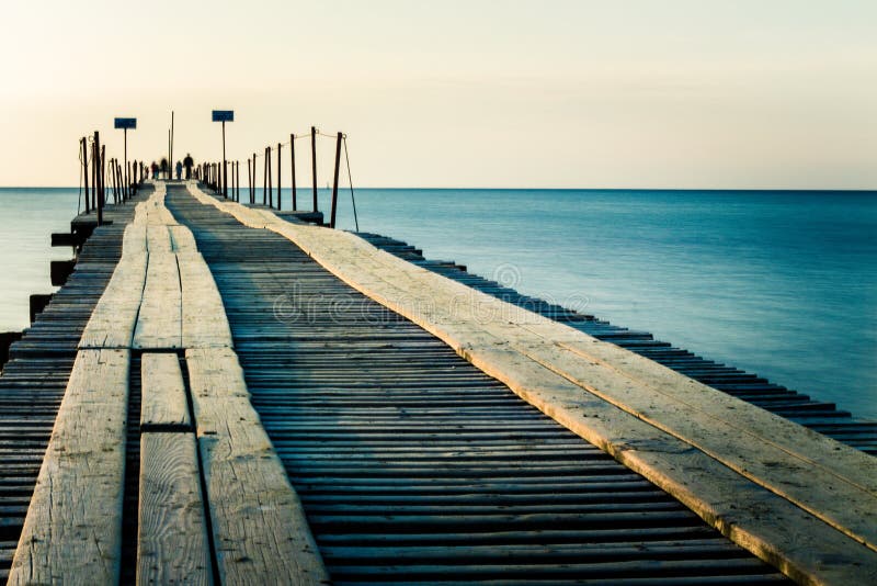 Wooden jetty stock image. Image of people, berth, boards - 38392759