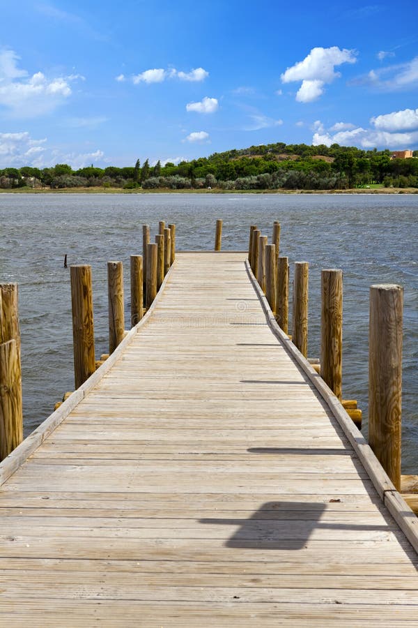 Wooden jetty stock photo. Image of landscape, south, mediterranean ...