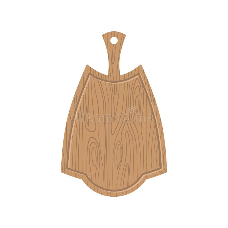 Wooden kitchen board. stock vector. Illustration of cook - 81155343