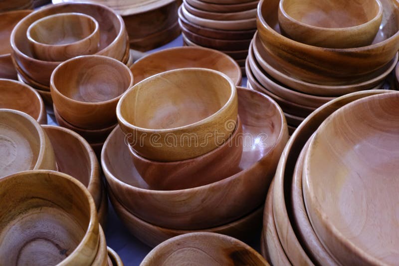 Wooden Kitchen Utensils, Wooden Kitchen Ware in Different Shapes Stock ...