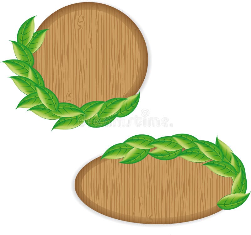 Wooden labels stock illustration. Illustration of brown - 29054001