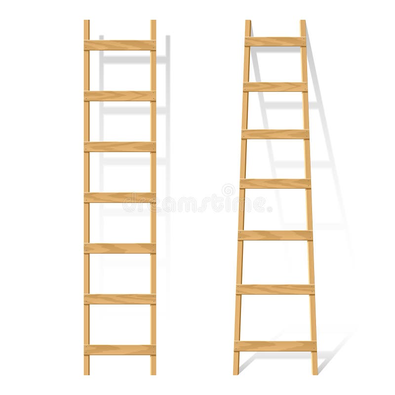 People Helping Join Up Ladder Stock Vector - Illustration of ladder ...