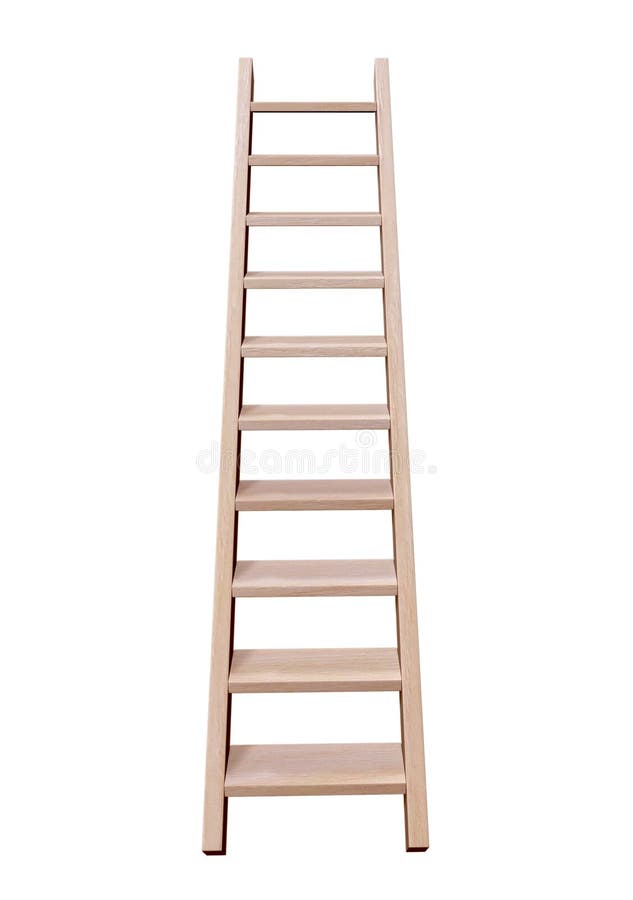 Wooden ladder stock photo. Image of step, climbing, carpentry - 20874522