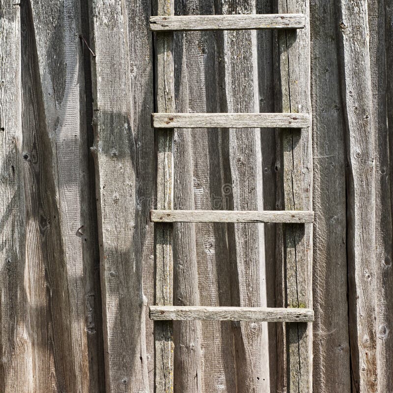 Wooden ladder stock image. Image of construction, interior - 33323263