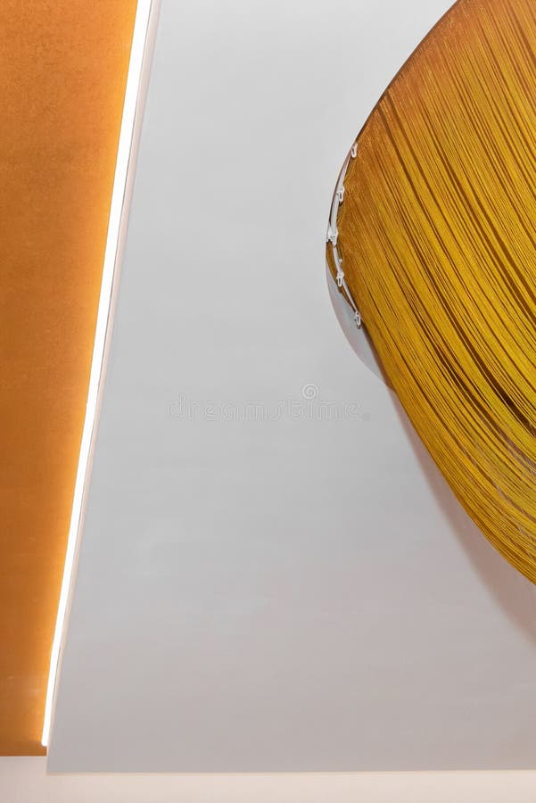 Wooden Laminate Abstract Ceiling Design Modern Interior Architecture ...