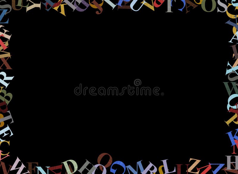 LETTER FRAME stock illustration. Illustration of borders - 315984