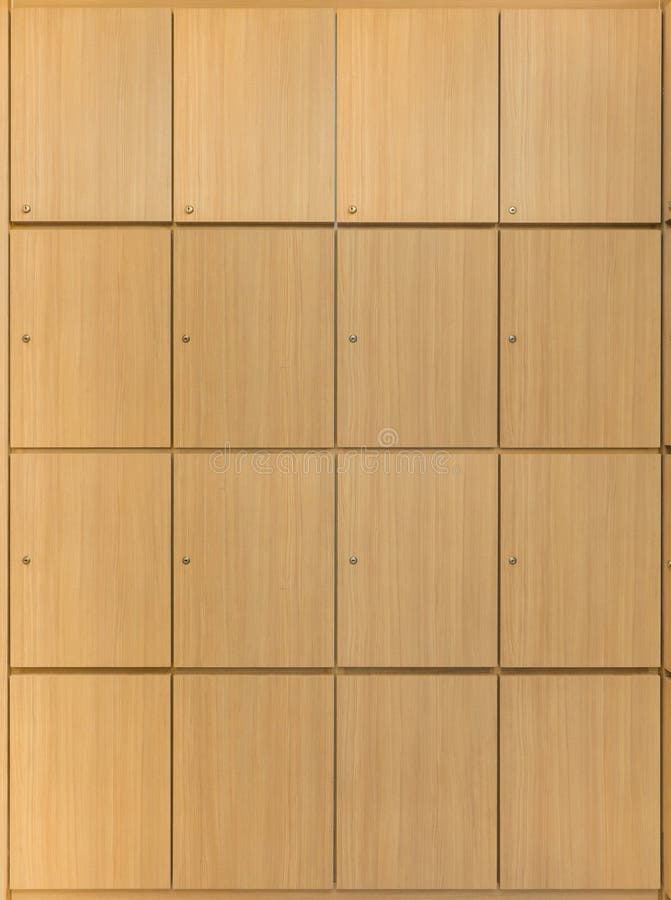 Wooden lockers stock photo. Image of wooden, store, office - 62035684