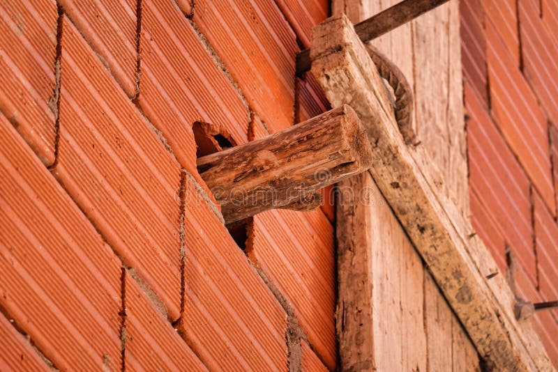 Log and brick stock illustration. Illustration of paralleled - 14632435