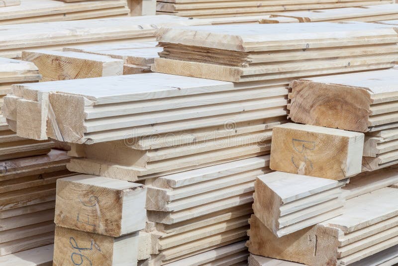 Wooden Log - Construction Site Stock Photo - Image of house, element ...