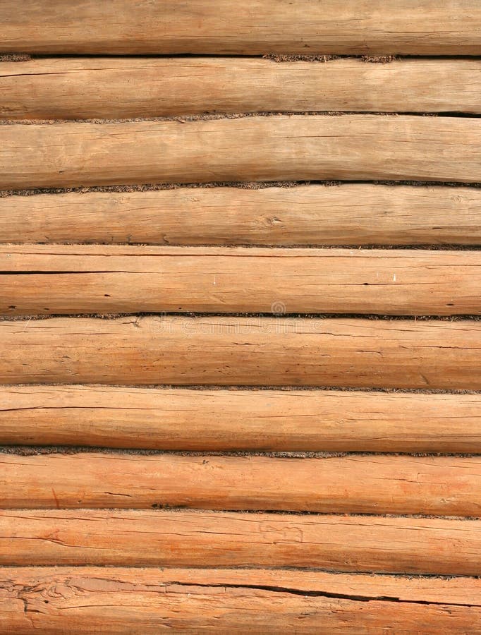 Vertical Log Wall Construction