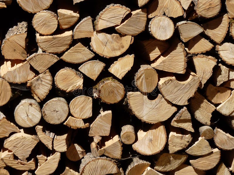 Wooden logs stock image. Image of folding, chopped, wood - 75205083