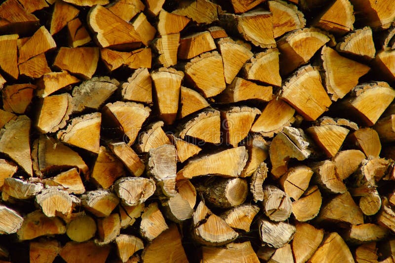 Wooden Logs stock photo. Image of warm, stack, home, energy - 34330722