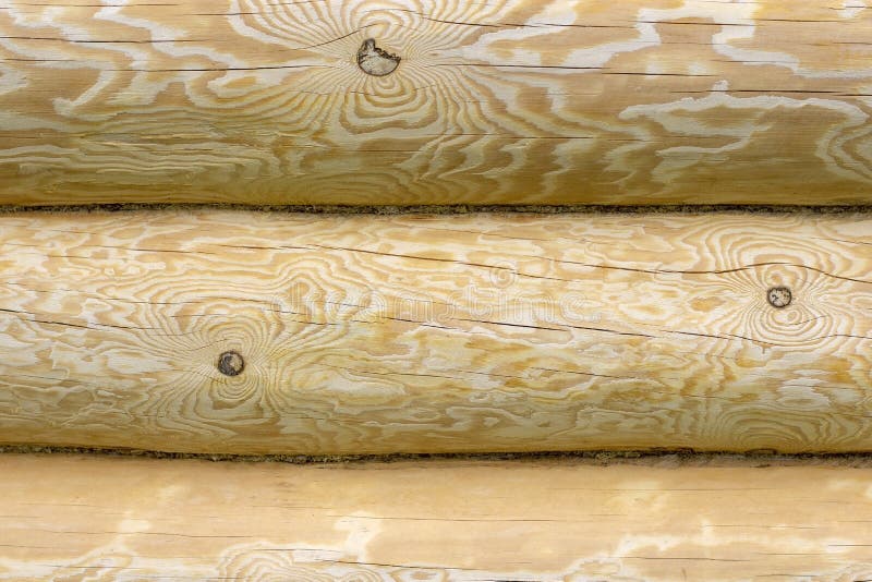 Wooden Logs. Round Logs. Natural Wood. Wooden Log Wall. Background ...