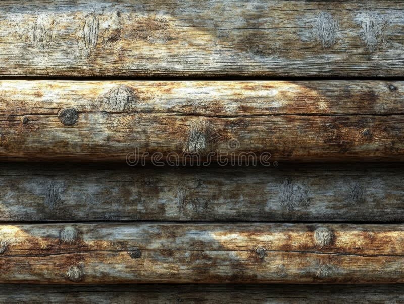Wooden Logs Stacked Create Rustic Wall Texture, Cabin Theme Stock Image ...