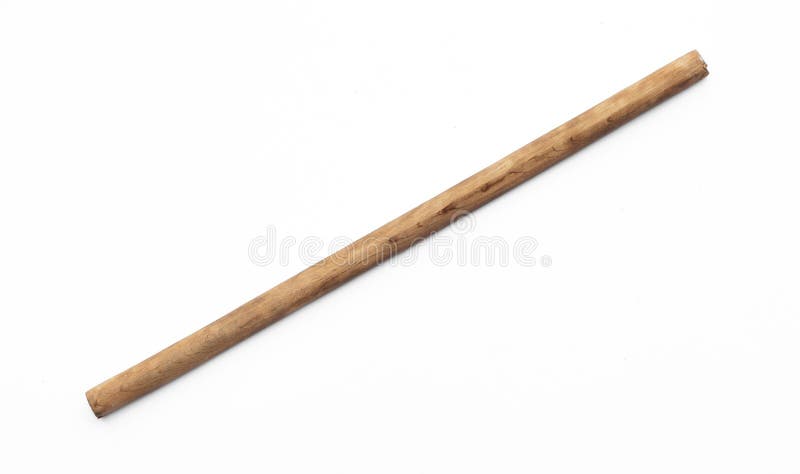 Wooden Board with Cross Section with Annual Rings Isolated on White ...