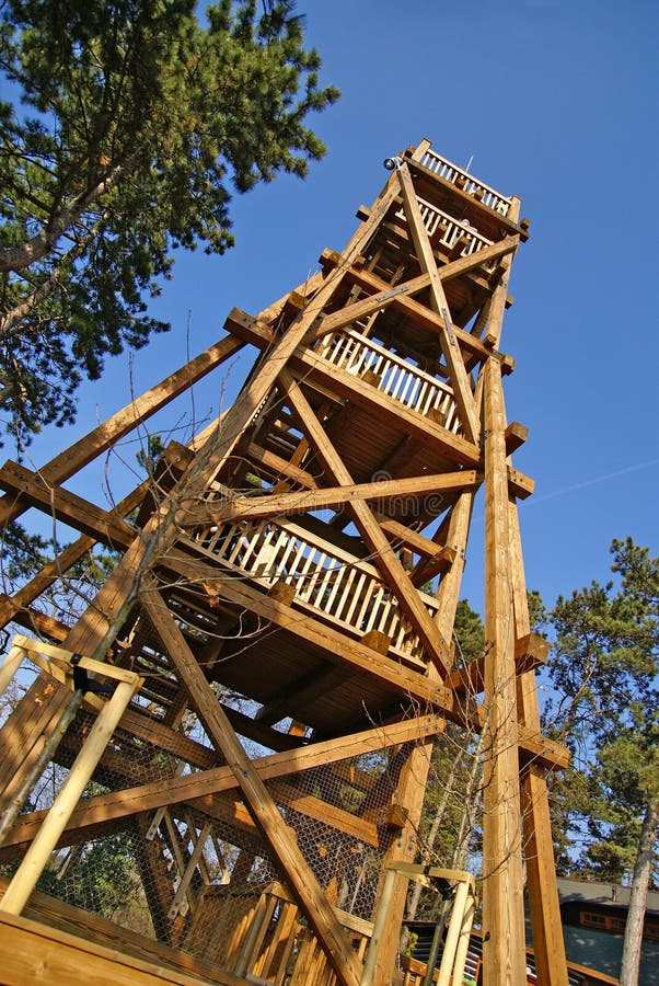 Wooden lookout tower stock photo. Image of steps, nature - 29694614