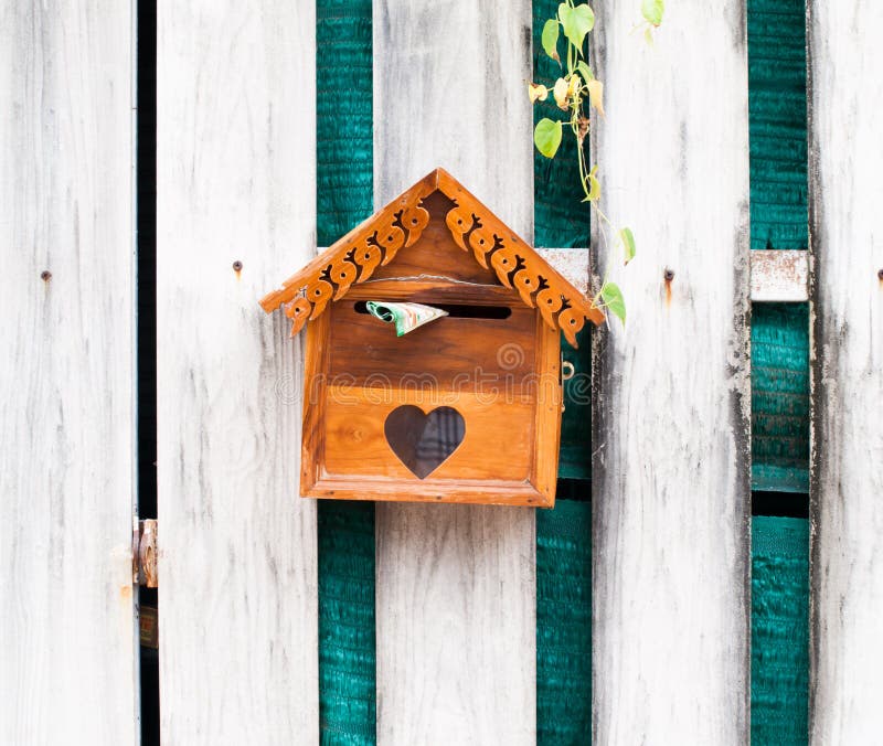 Wooden Mailbox for Get Mail Stock Photo - Image of email, postage: 32544358