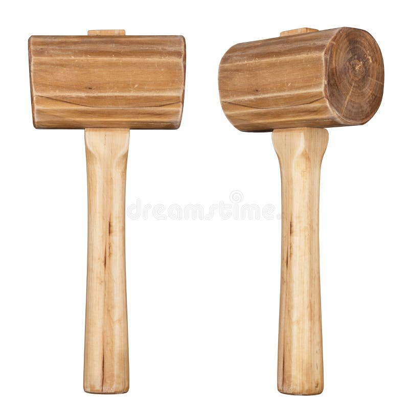 Wooden mallet stock photo. Image of hammer, rustic, construction - 77593256