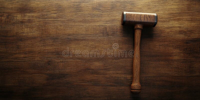 Wooden Mallet on Surface stock image. Image of carpentry - 380512749