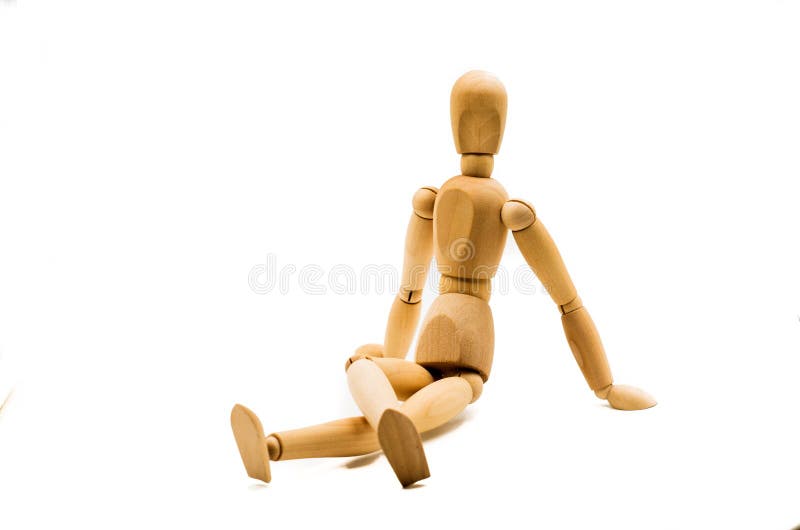 Wooden man puppet stock image. Image of hand, abstract - 94842493
