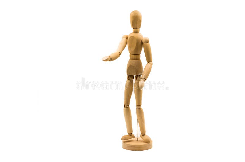 Wooden man puppet stock image. Image of hand, abstract - 94842493