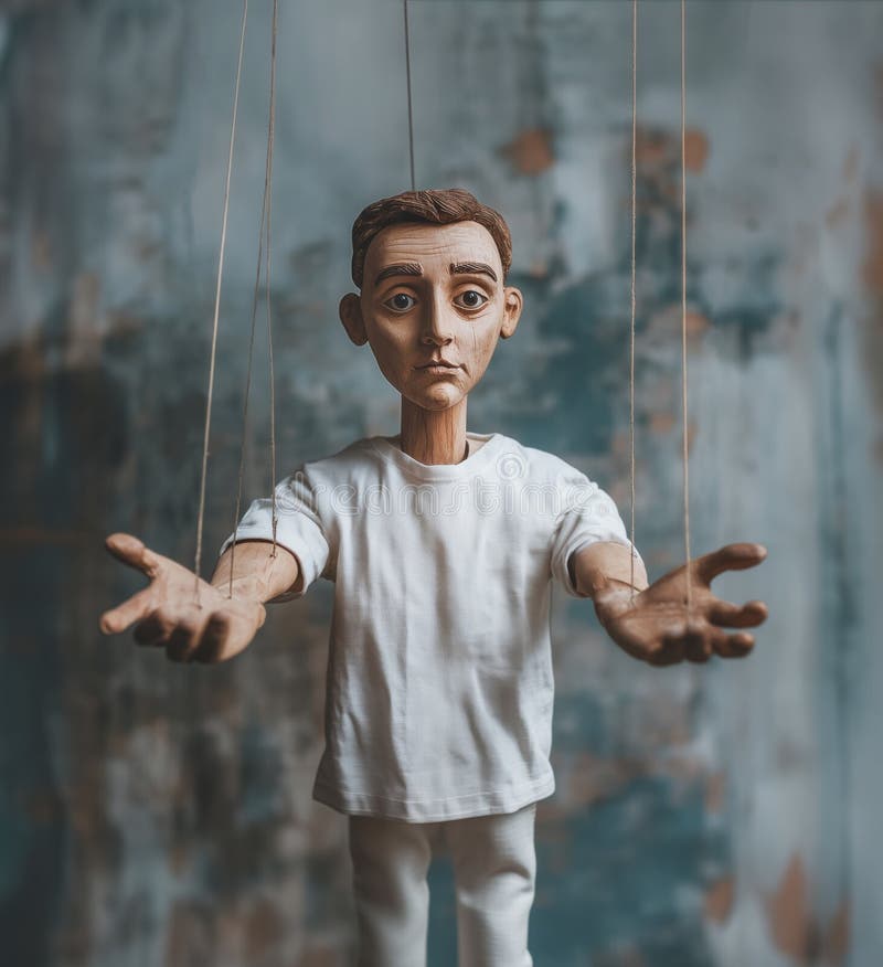 Puppet Strings Wooden Stock Illustrations – 213 Puppet Strings Wooden ...