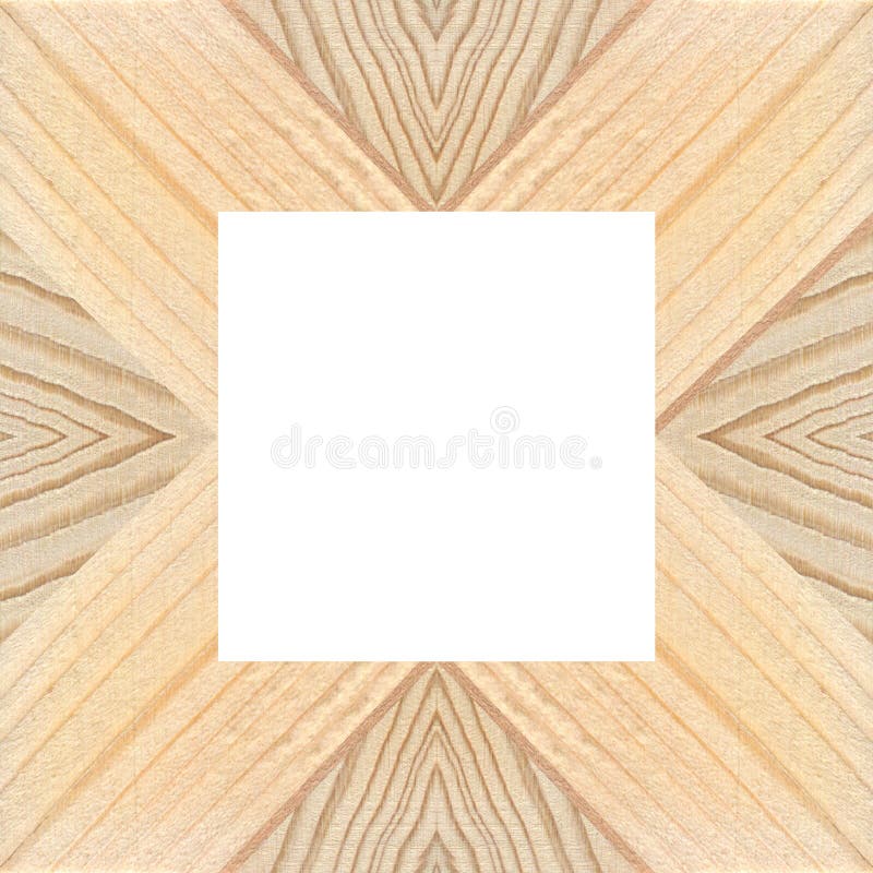 Wooden Marquetry Frame, Wooden Frame Made of a Combination of Different ...