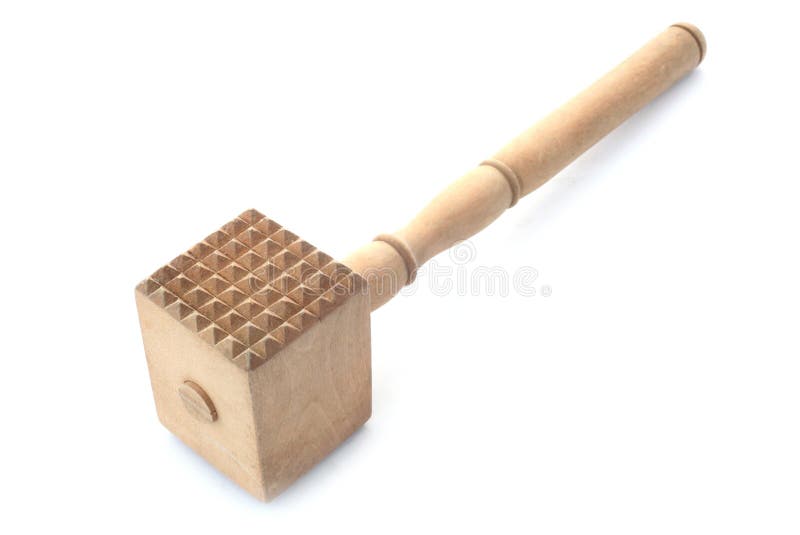 Meat Tenderizer stock photo. Image of tool, wood, professional - 164353974