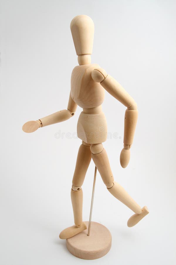 Wooden model walker stock photo. Image of daler, wooden - 5920264