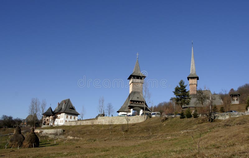Wooden monastery stock image. Image of monastery, church - 1951145