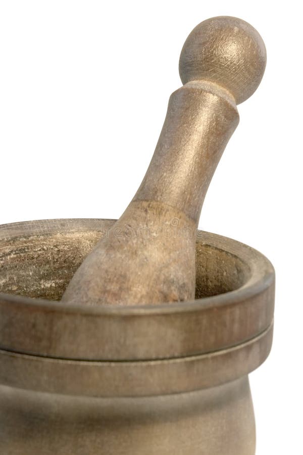 Wooden mortar detail stock photo. Image of timber, kitchen - 28866360