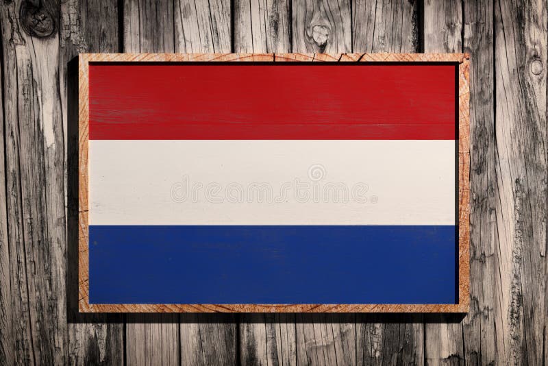 Wooden Netherlands flag stock image. Image of vintage - 104268509