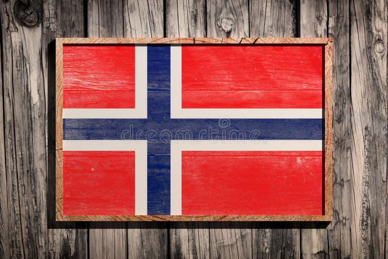 Wooden Norway flag stock photo. Image of norwegian, textured - 104268078