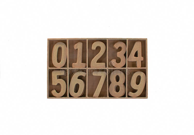Wooden number stock photo. Image of decoration, vintage - 43289086
