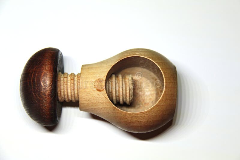 Wooden nutcracker stock photo. Image of white, health - 171359276