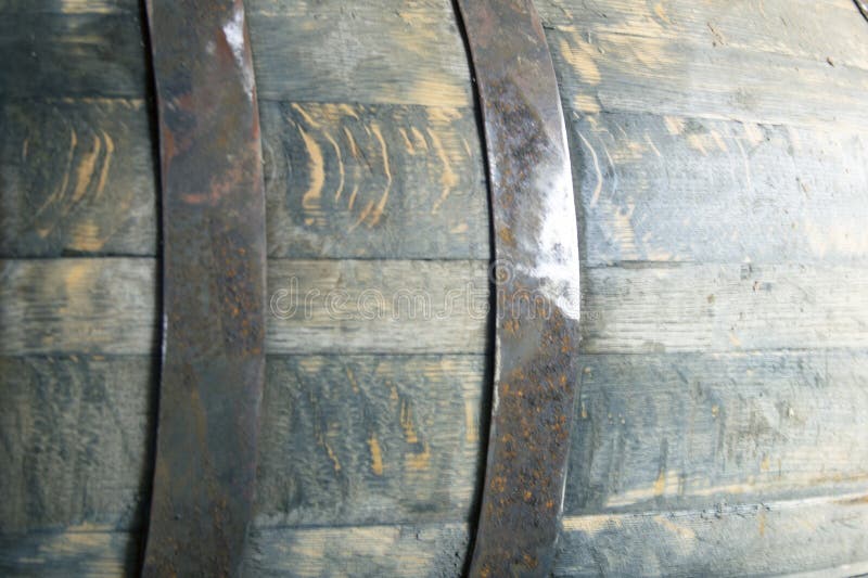 Wooden Old Barrel Close-up for Wine and Tincture Stock Photo - Image of ...