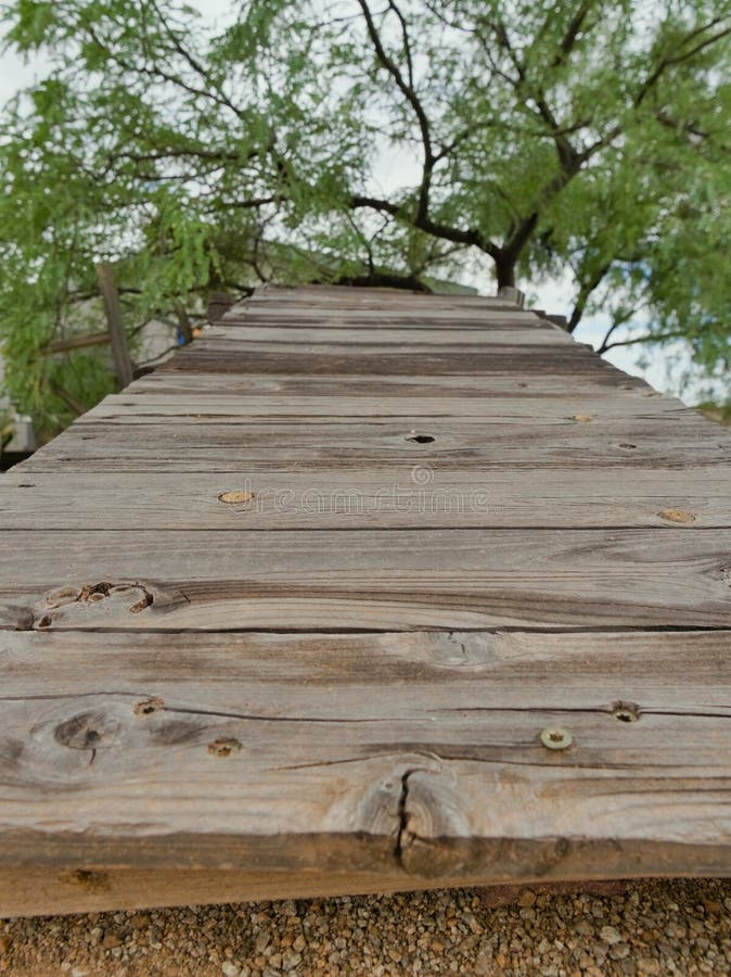 Wooden Outdoor Ramp Viewed from the Bottom Stock Photo - Image of wood ...