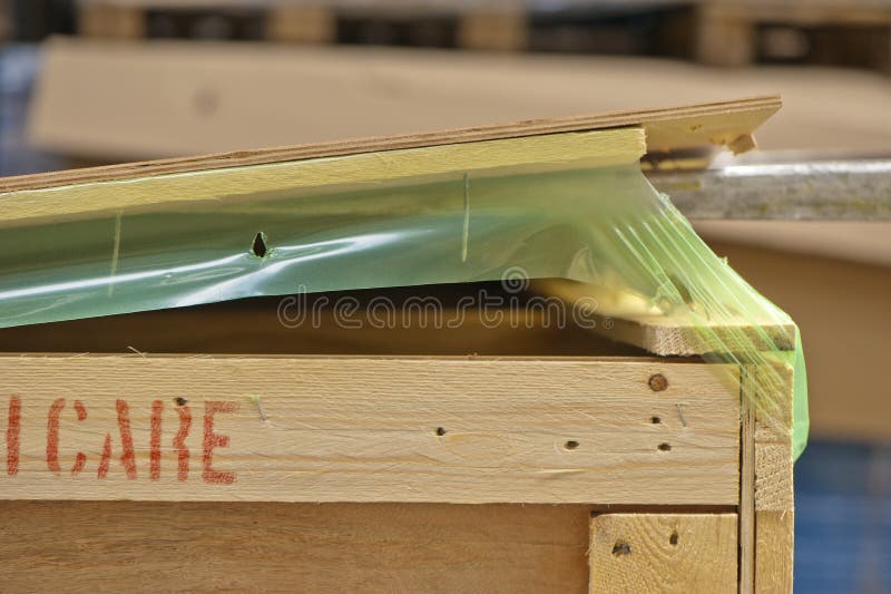 Wooden Packaging stock image. Image of cargo, wooden - 41878619