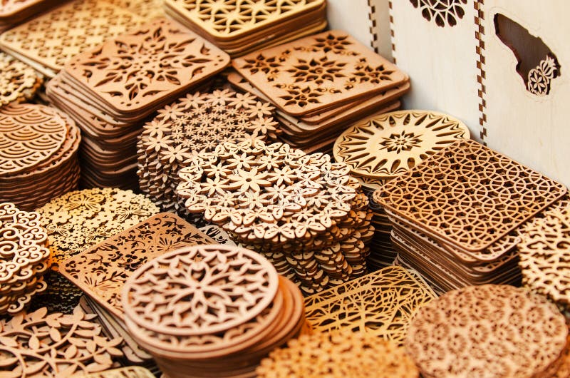 Wooden pads stock image. Image of homemade, rack, fair - 38853329