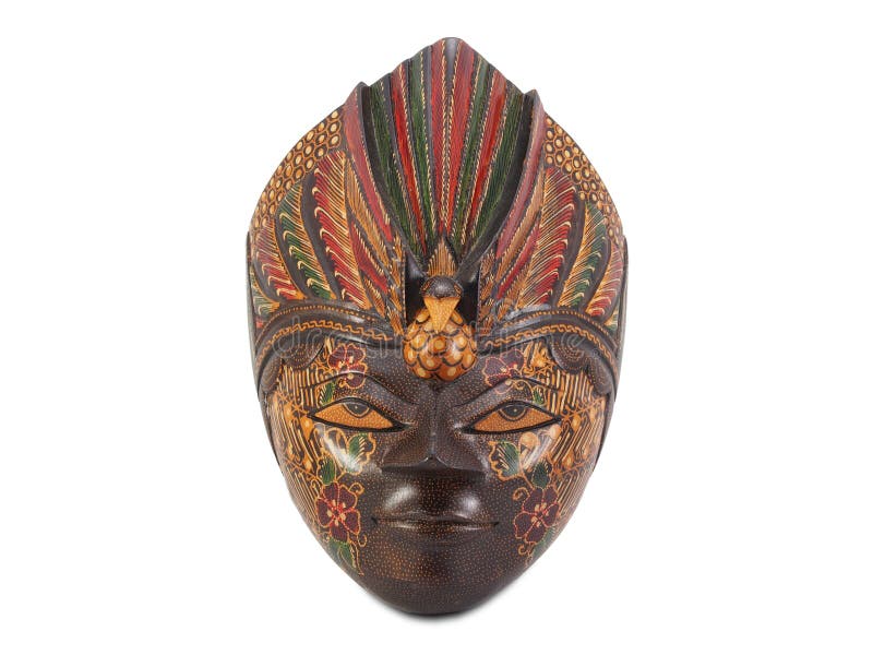 Painted wooden mask stock photo. Image of elaborate, africa - 6545256
