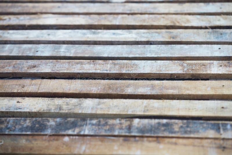 Wooden Palate for Walking Way in Patern Stock Photo - Image of bridge ...