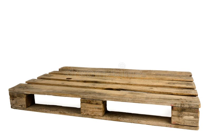 Single Wooden Pallet stock image. Image of container - 50010967