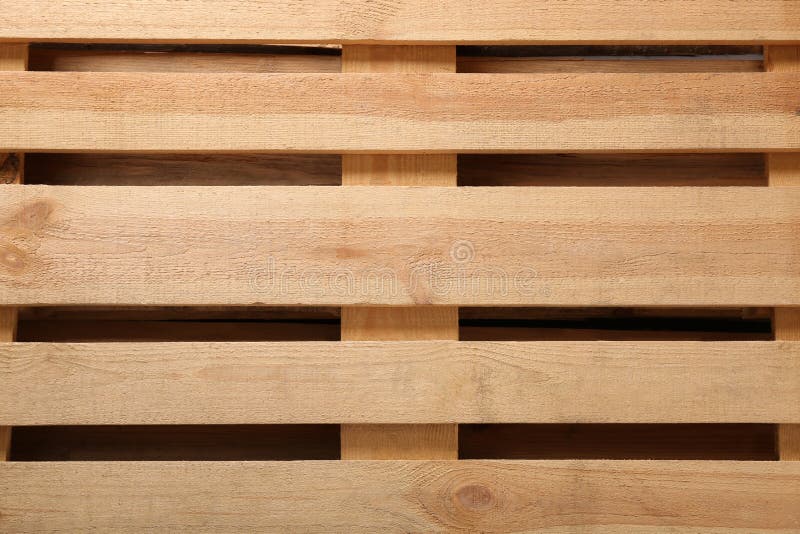 Wooden Pallet As Background, Top View. Transportation and Storage Stock ...