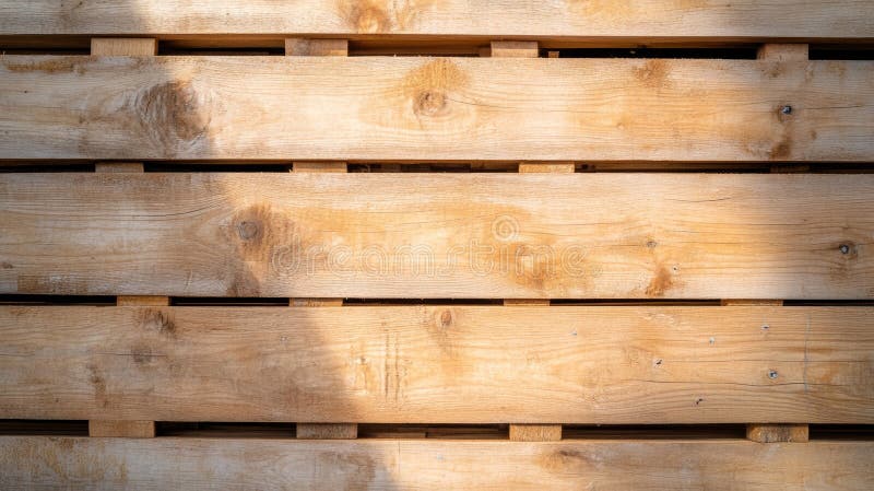 Wooden Pallet Background with Natural Light Creating Shadows and ...