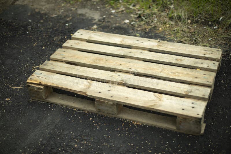 Wooden Pallet. Made from Boards Stock Image - Image of furniture ...