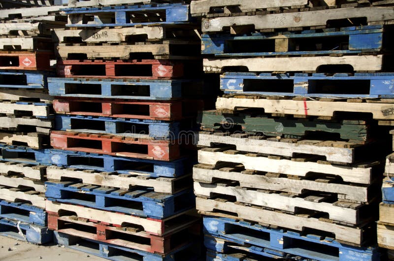 Wooden Pallets stock image. Image of skid, deck, wooden - 102342113
